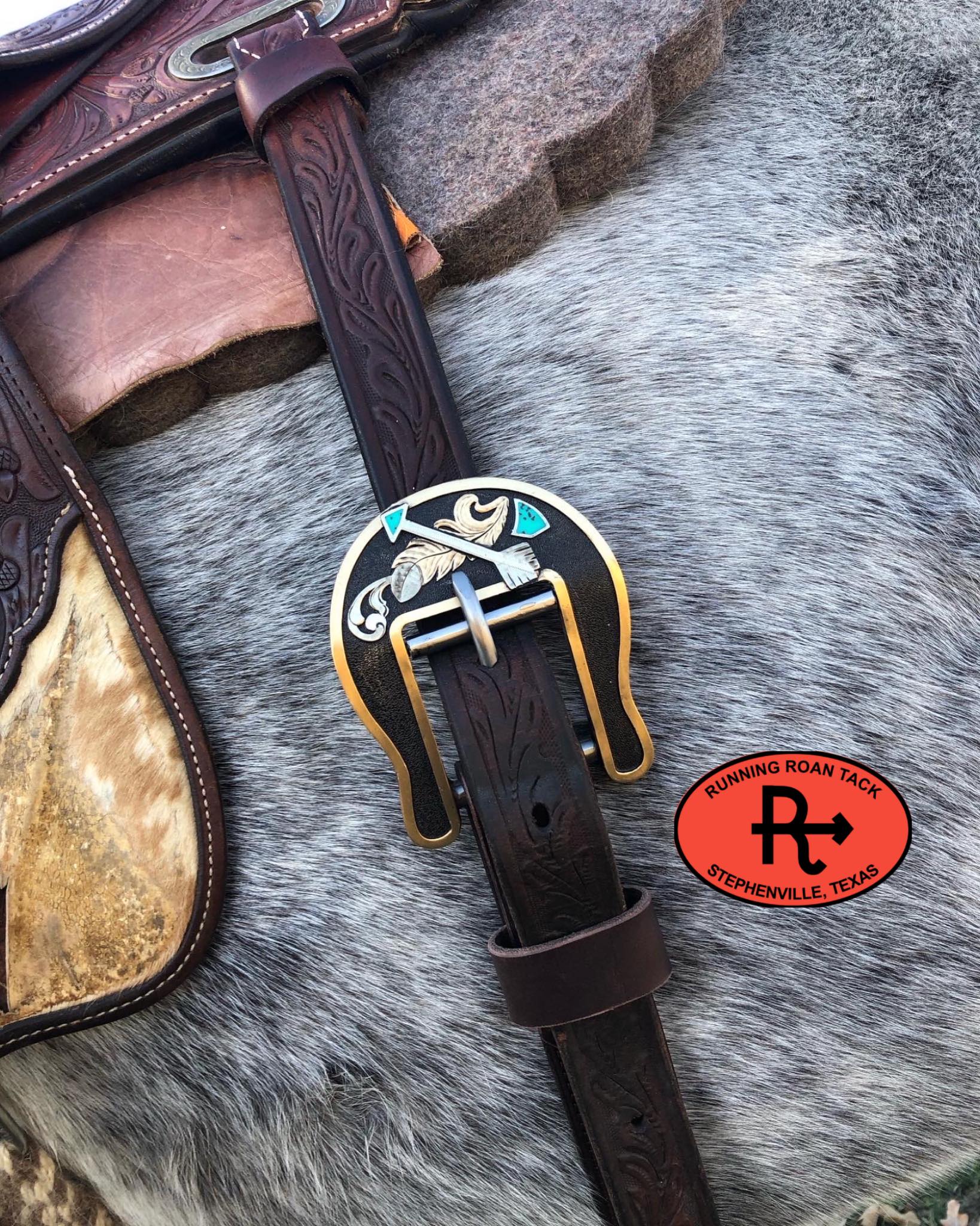 Back Cinch Buckles – Running Roan Tack